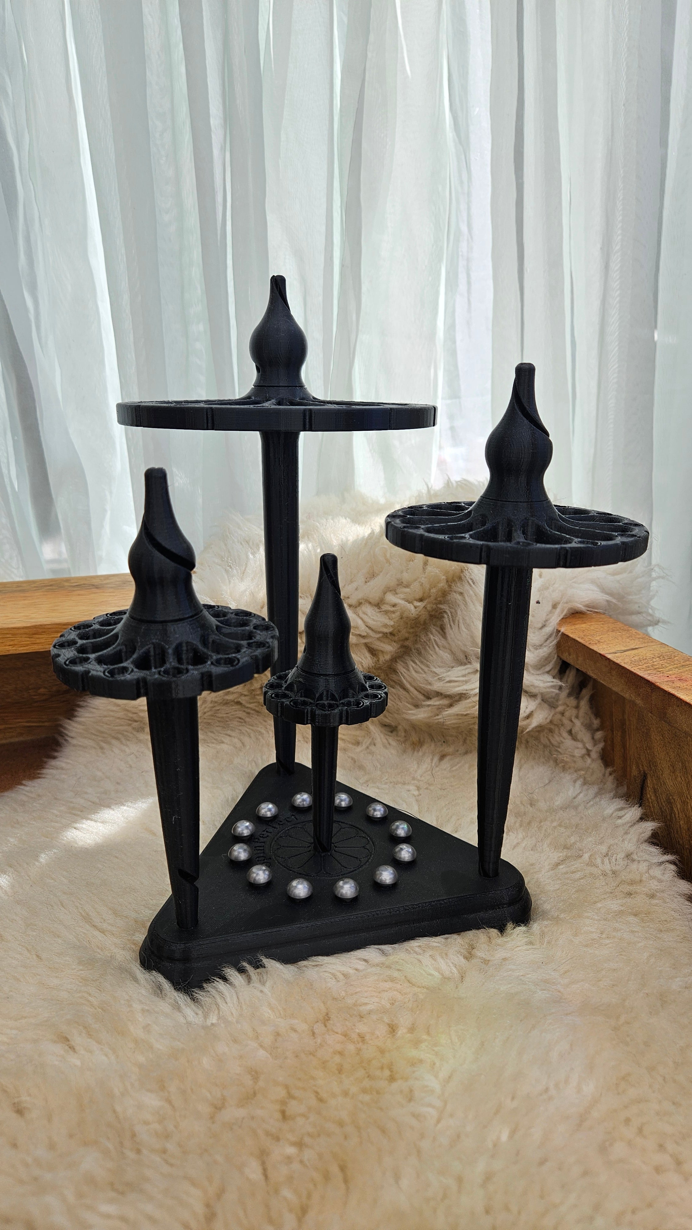 SpinPerfect Drop Spindle Set of 4 with Base and Weights – SpinPerfect ...